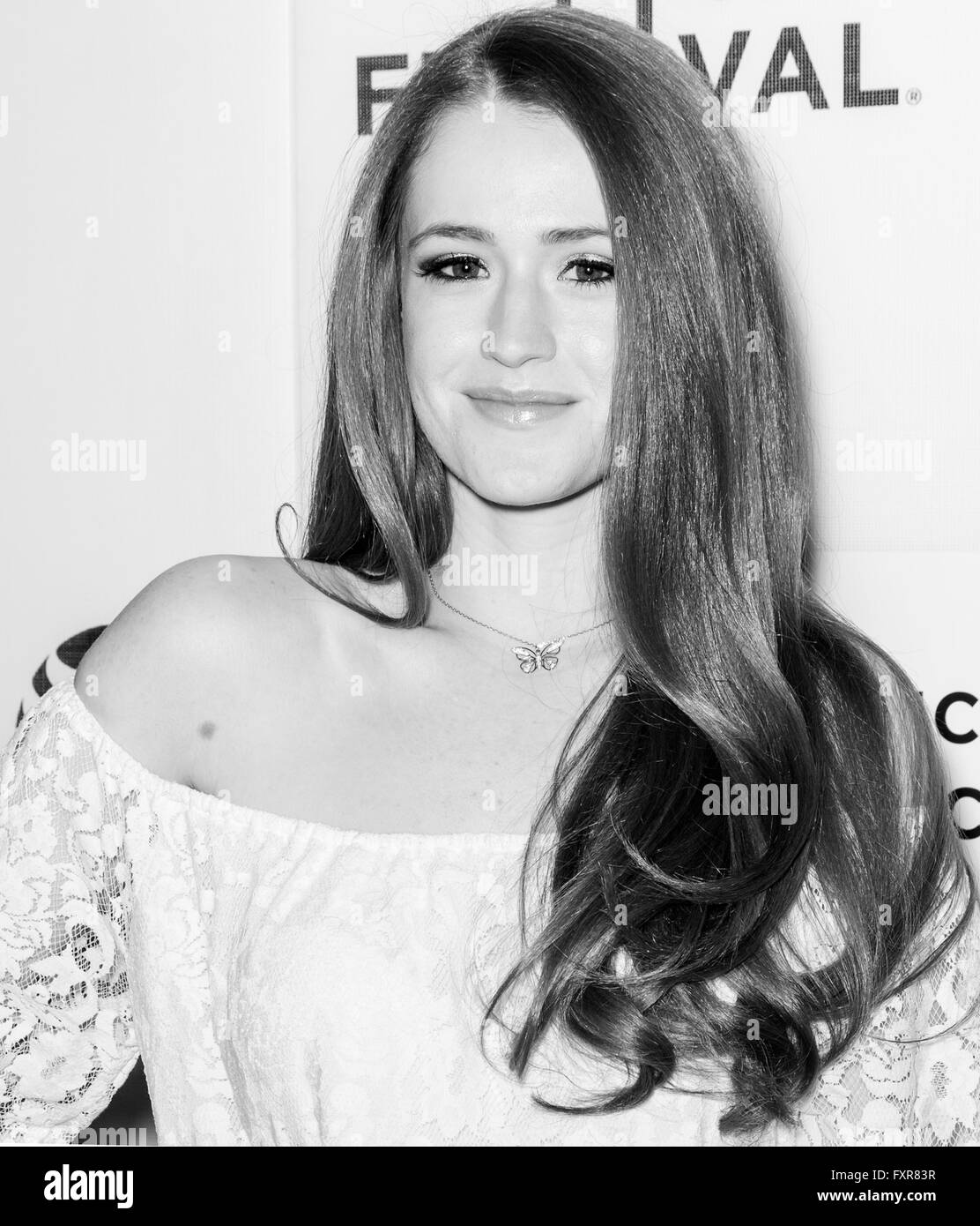 New York City, USA - April 16, 2016: Actress Taylor Rose attends the ...