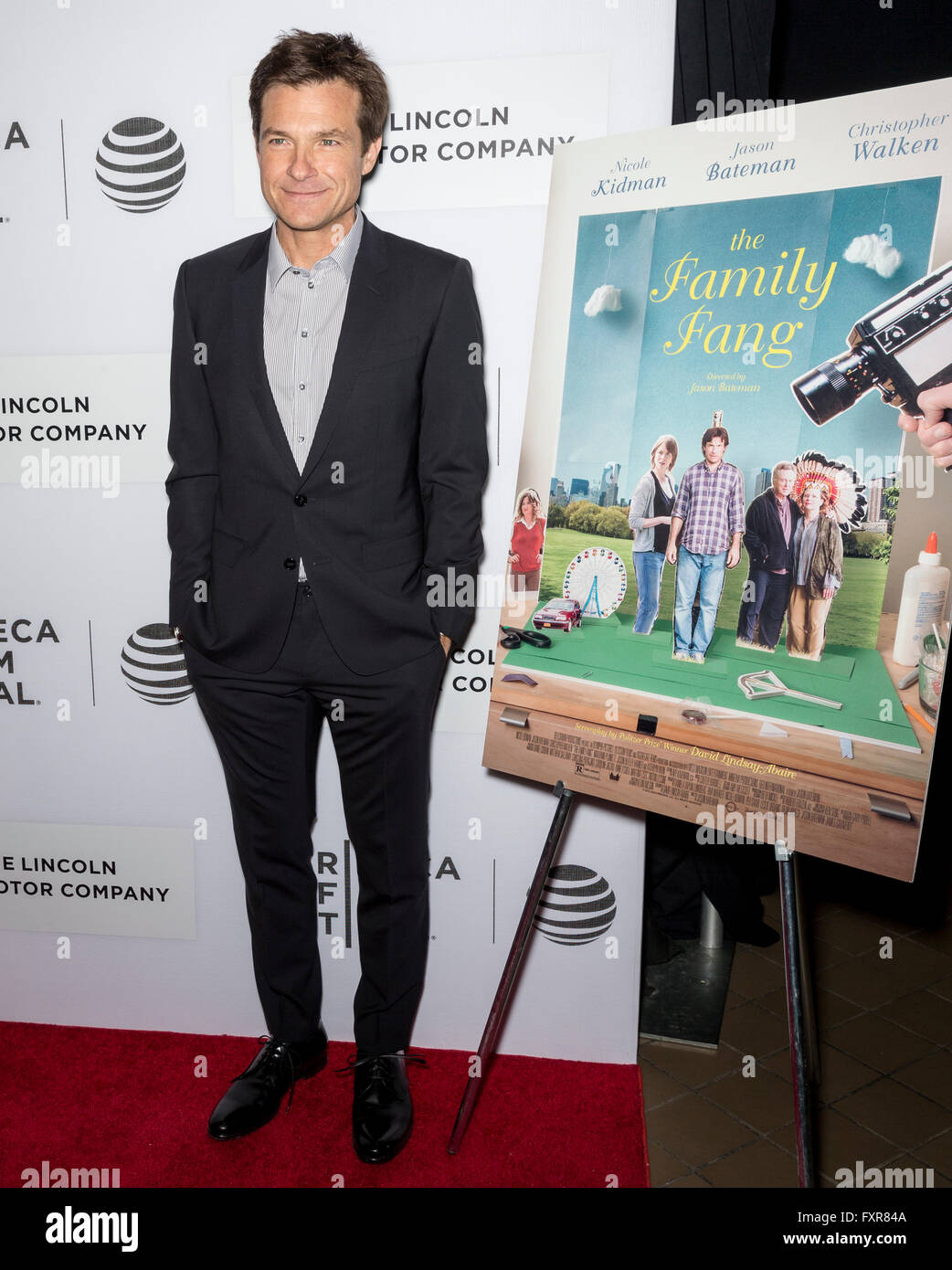 New York City, USA - April 16, 2016: Actor/director Jason Bateman ...