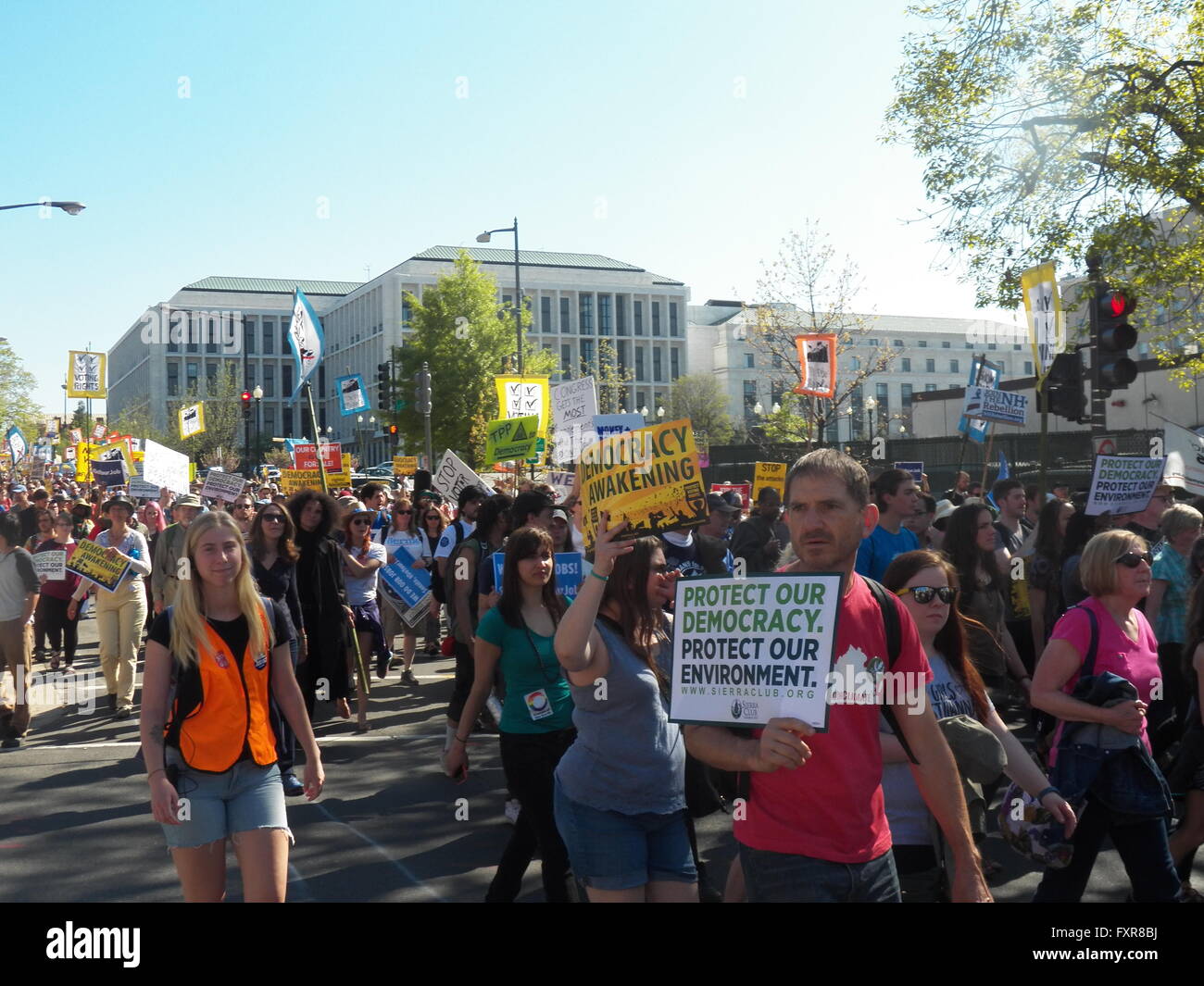Washington, DC, USA. 17th April 2016-Day 2 of Democracy Awakening Rally ...