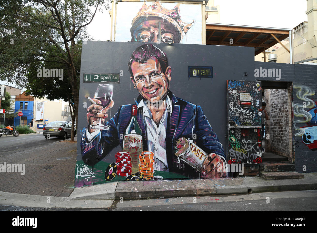 Sydney, Australia. 18 April 2016. Artist Scott Marsh, renowned for his ...