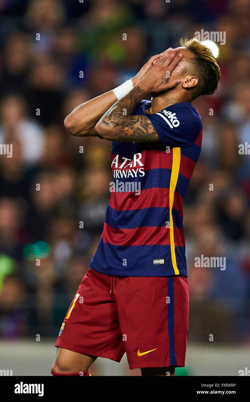 Neymar jr of fc barcelona 2016 hi-res stock photography and images - Alamy