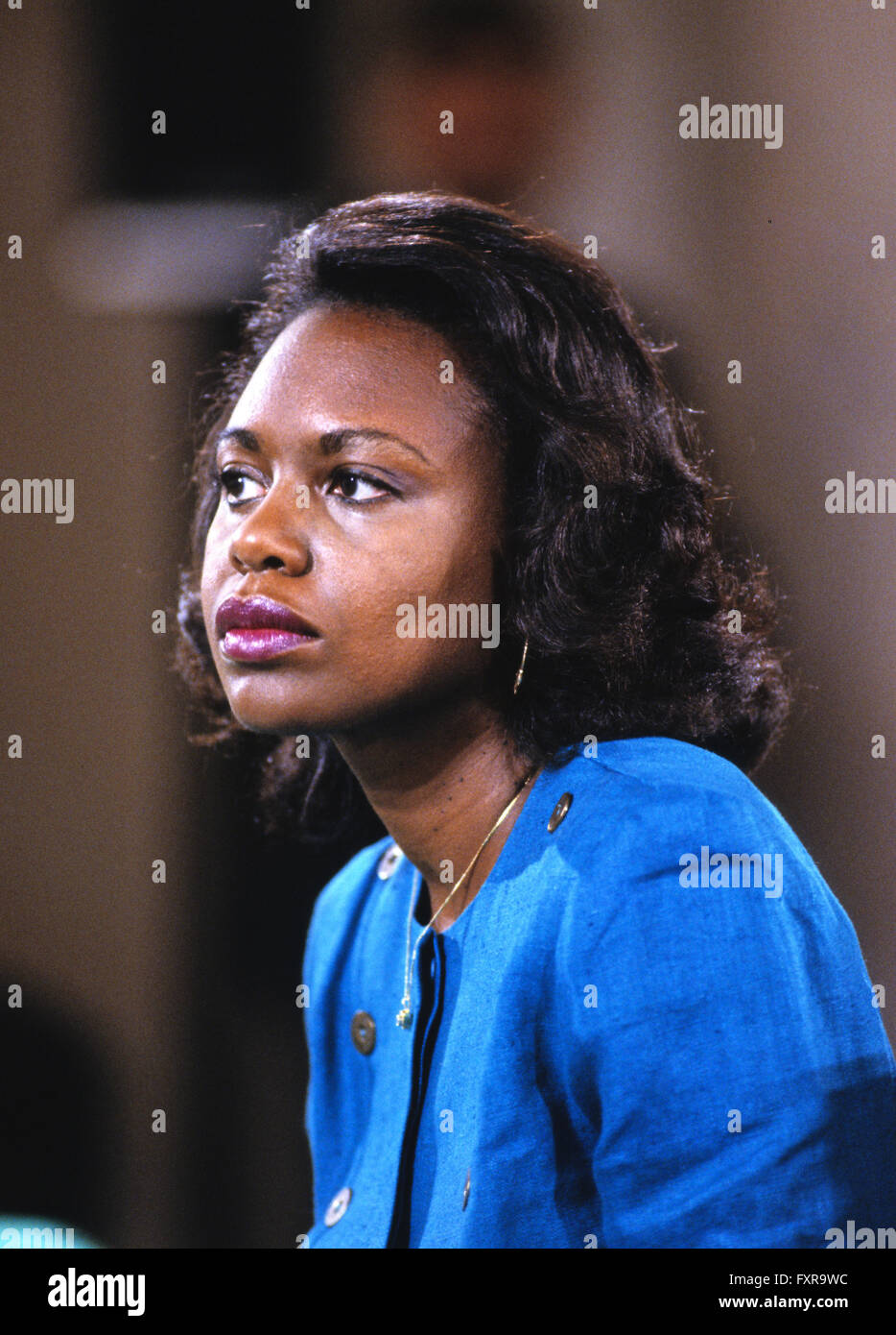 Anita hill testifies 1991 hi-res stock photography and images - Alamy