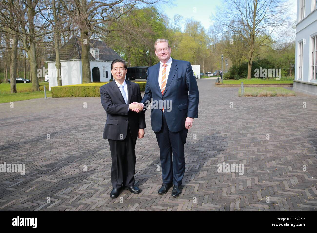 Hague, Netherlands. 15th Apr, 2016. Chinese State Councilor Guo ...