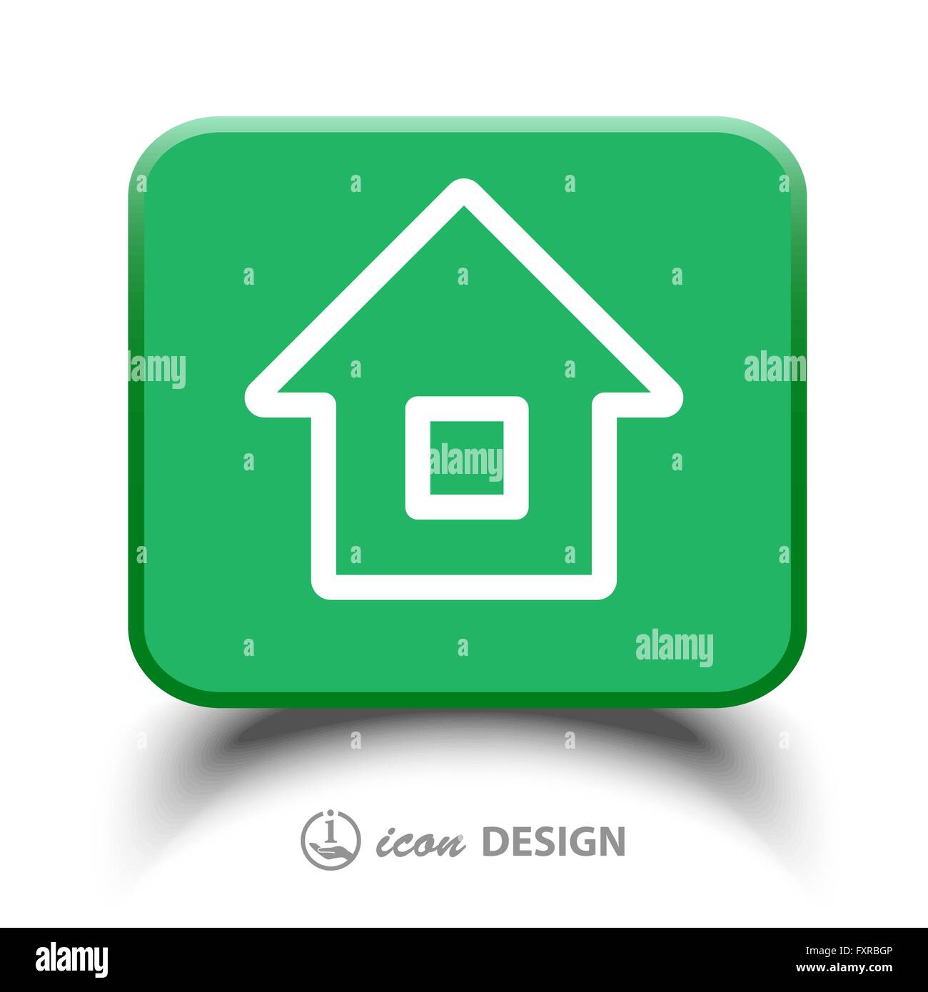 Pictograph of home. Vector concept illustration for design. Eps 10 ...