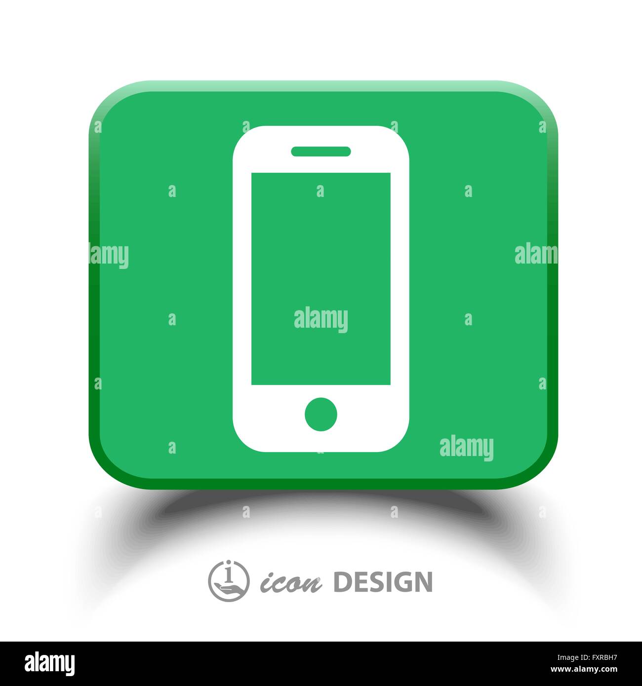 Pictograph of mobile. Vector concept illustration for design. Eps 10 ...