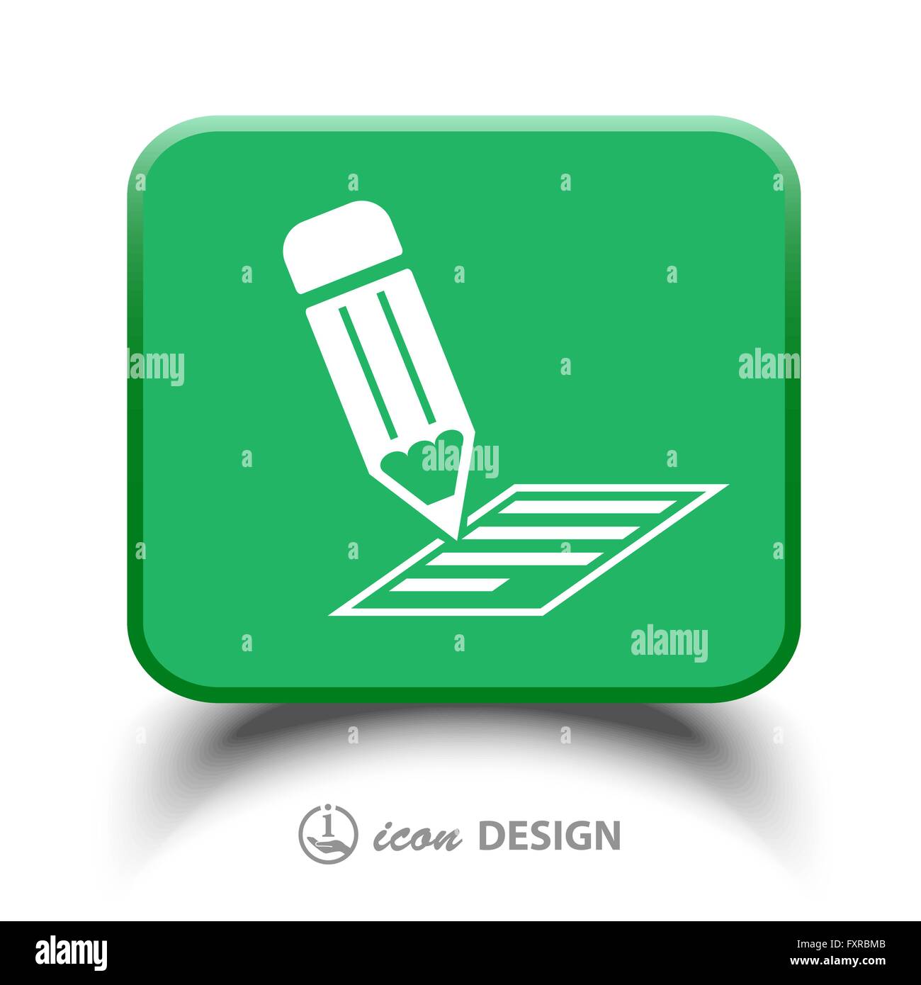 Pictograph of note. Vector concept illustration for design. Eps 10 ...