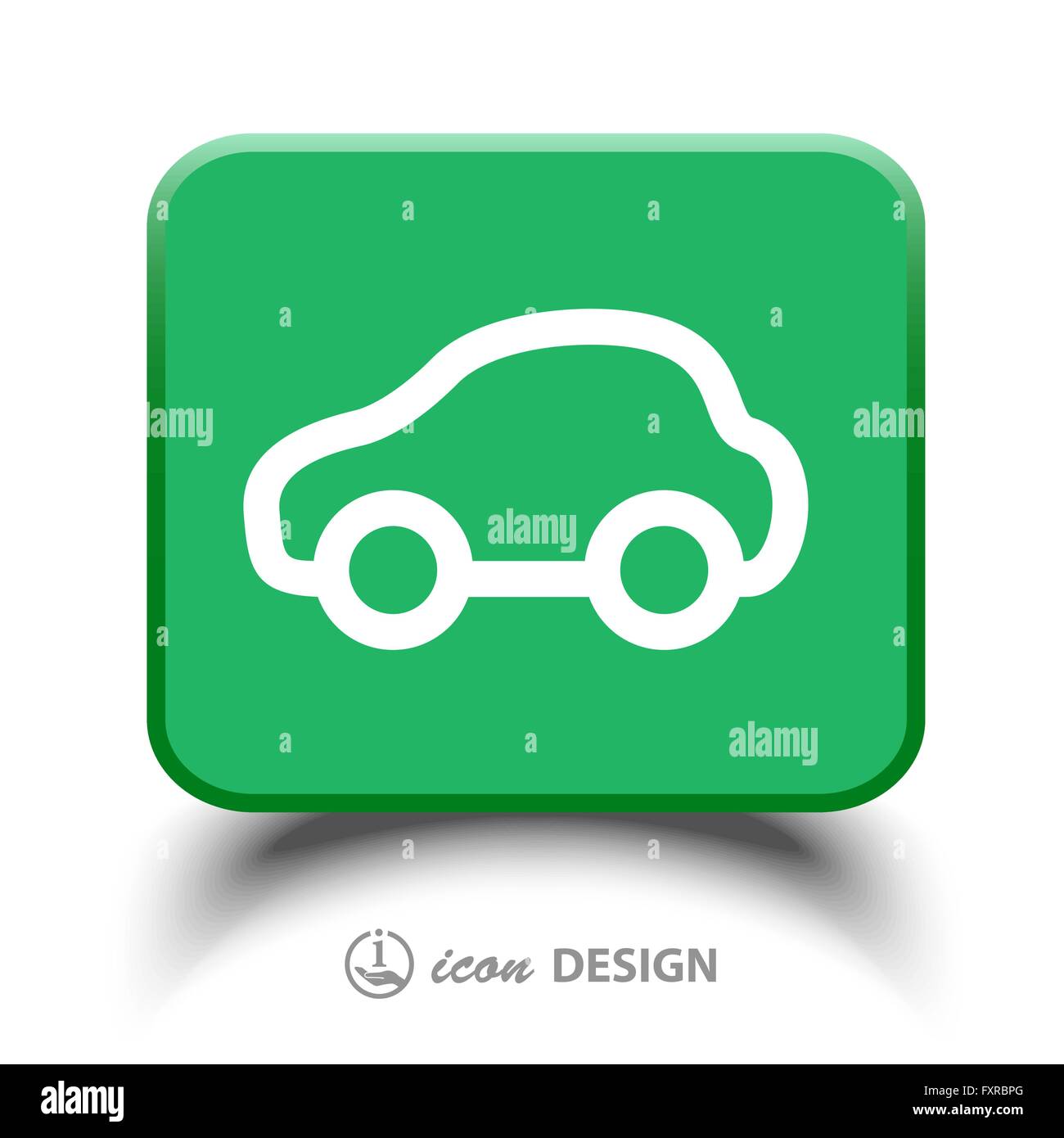 Pictograph of car. Vector concept illustration for design. Eps 10 Stock ...