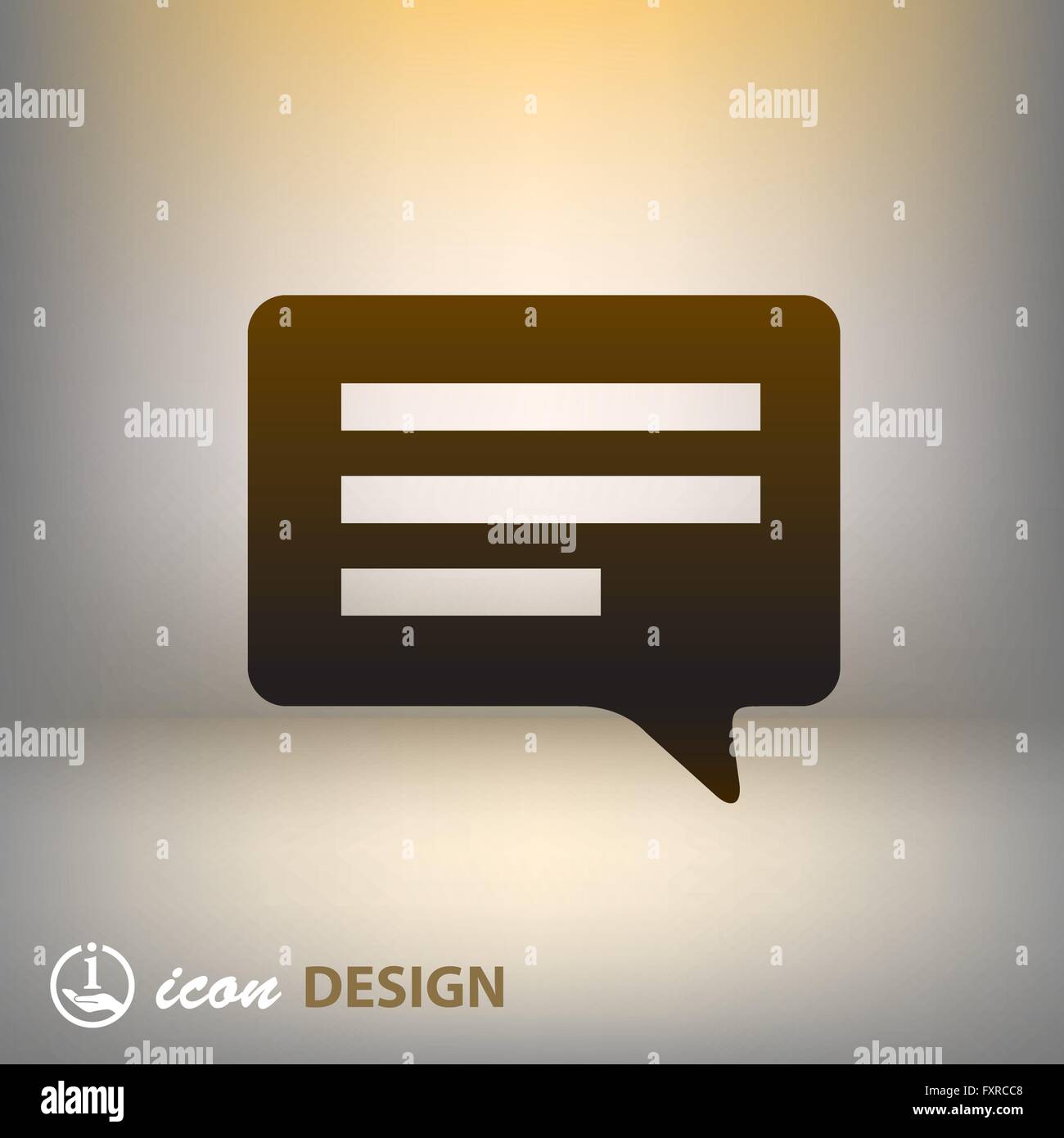 Pictograph of message or chat Stock Vector Image & Art - Alamy