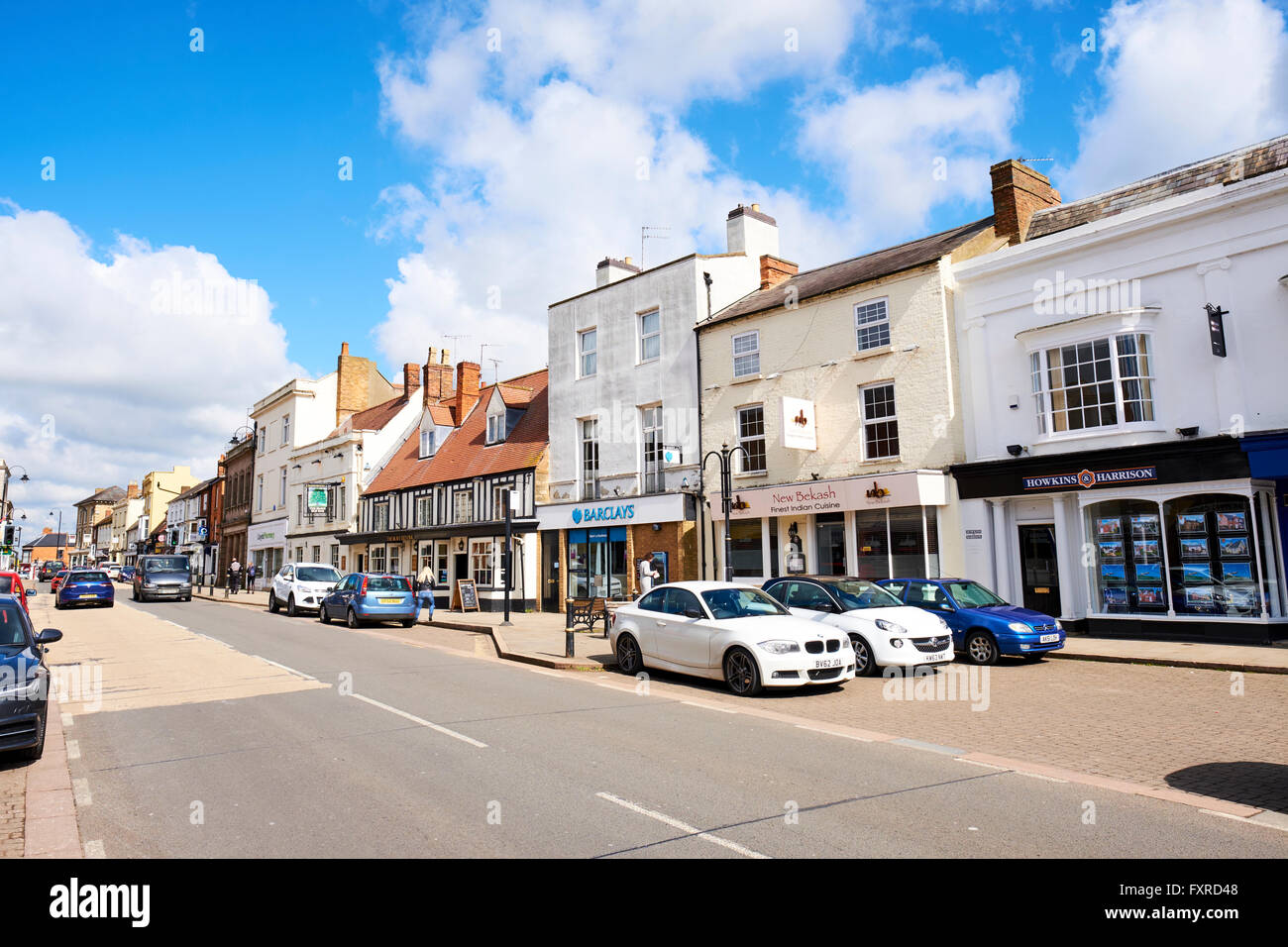 Watling Street Towcester Northamptonshire UK Stock Photo - Alamy