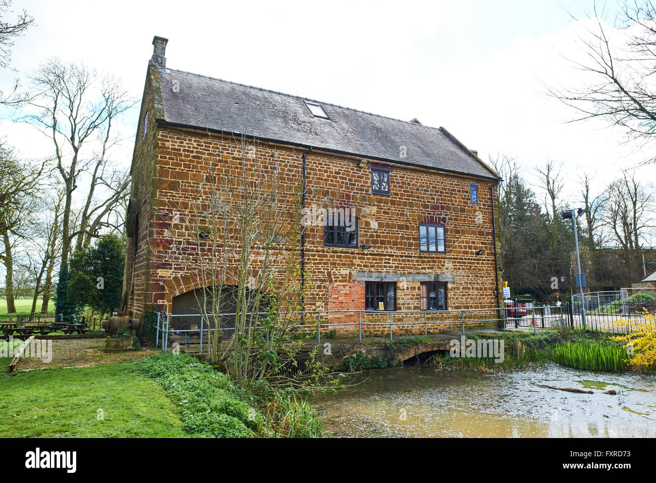 The Old Watermill On The River Tove Towcester Northamptonshire UK Stock ...