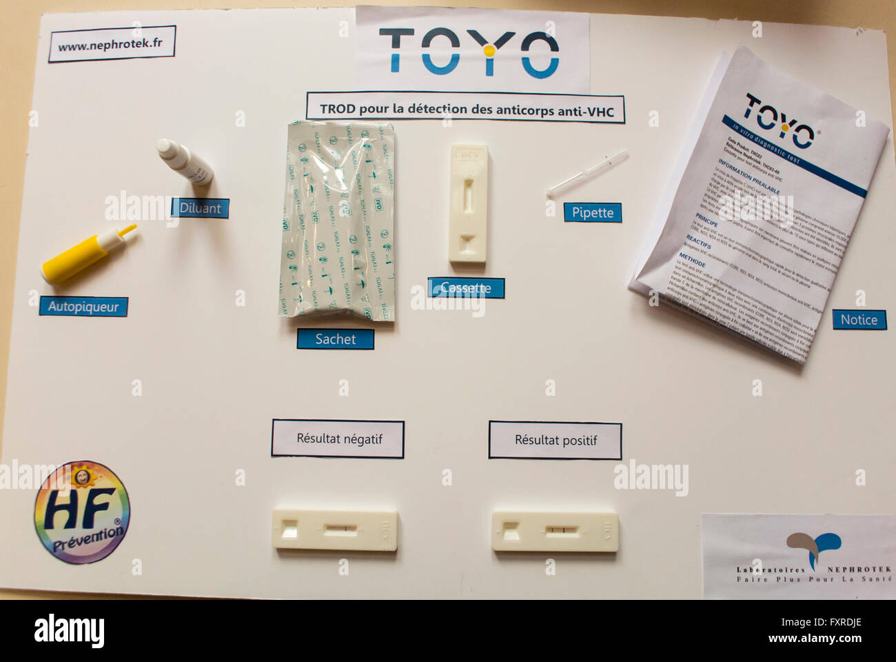 Hepatitis c testing kit hi-res stock photography and images - Alamy