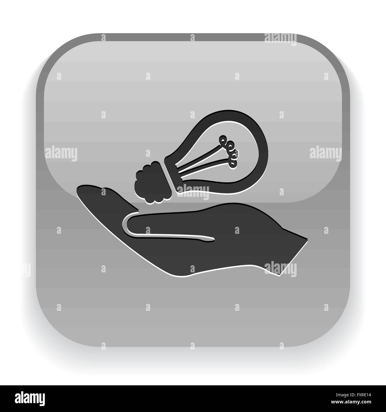 Pictograph of light bulb Stock Vector Image & Art - Alamy