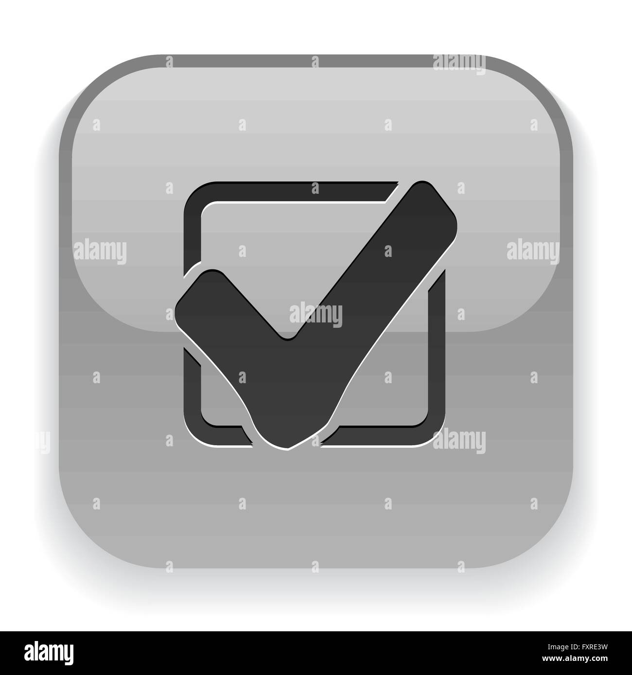Pictograph of check mark Stock Vector Image & Art - Alamy