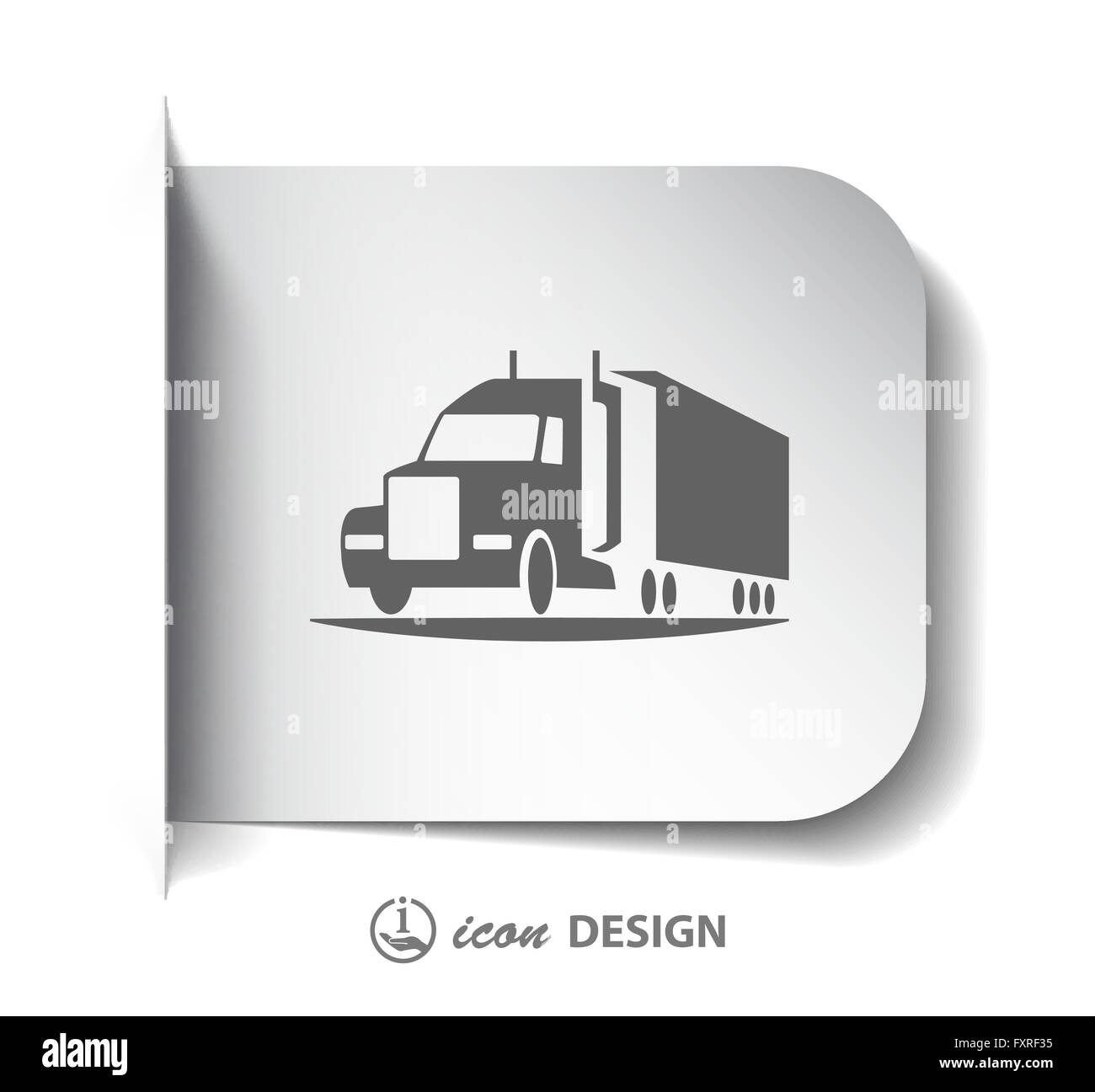 Pictograph of truck Stock Vector Image & Art - Alamy