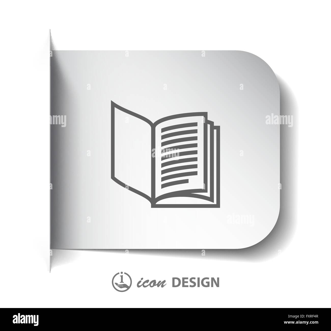 Pictograph of book Stock Vector Image & Art - Alamy