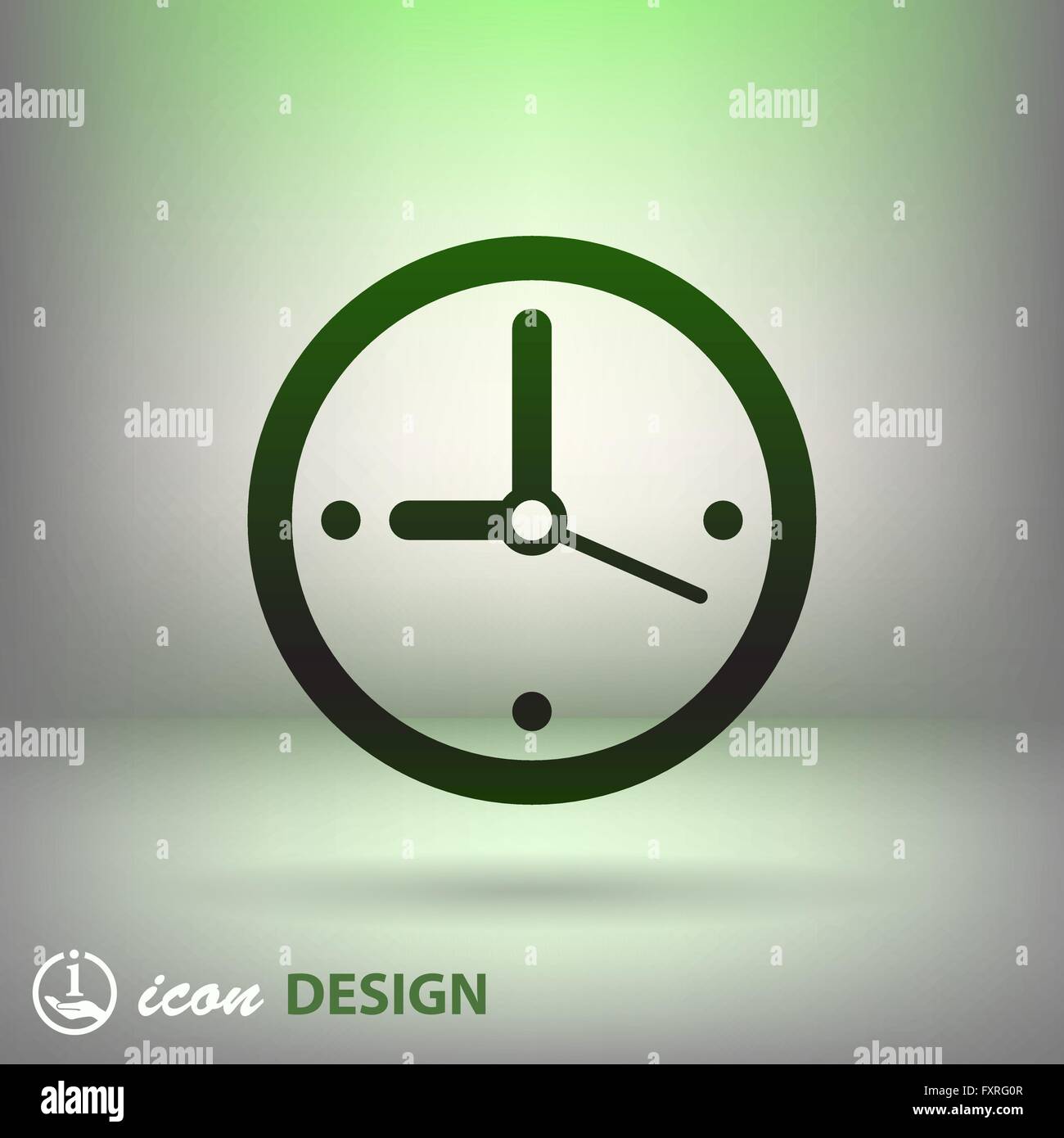 Pictograph of clock Stock Vector Image & Art - Alamy