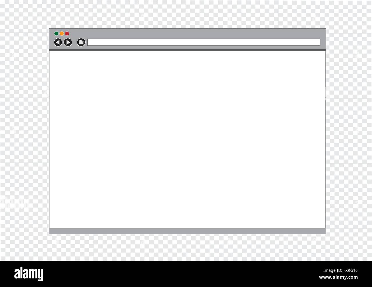 Open new browser window template Stock Vector Image & Art - Alamy