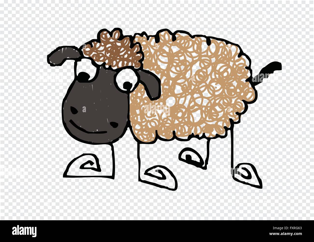 Sheep pen Stock Vector Images - Alamy