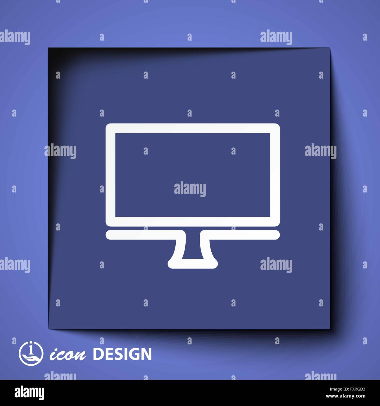 Pictograph of computer Stock Vector Image & Art - Alamy
