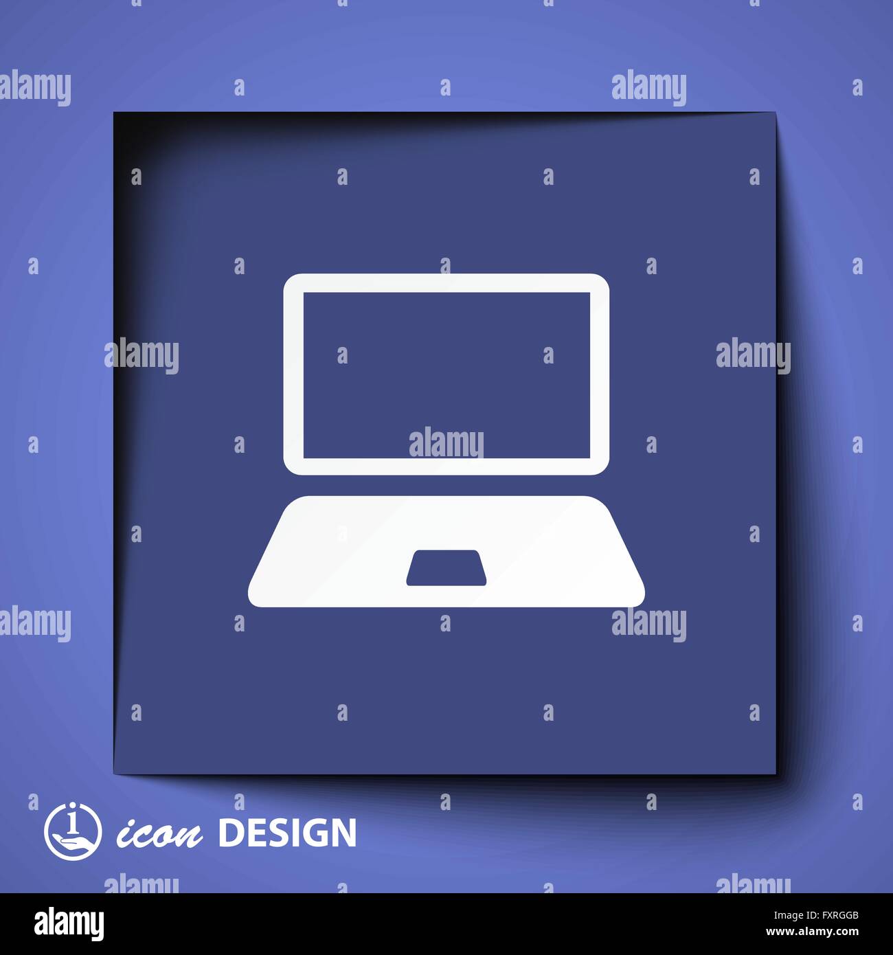 Pictograph of computer Stock Vector Image & Art - Alamy