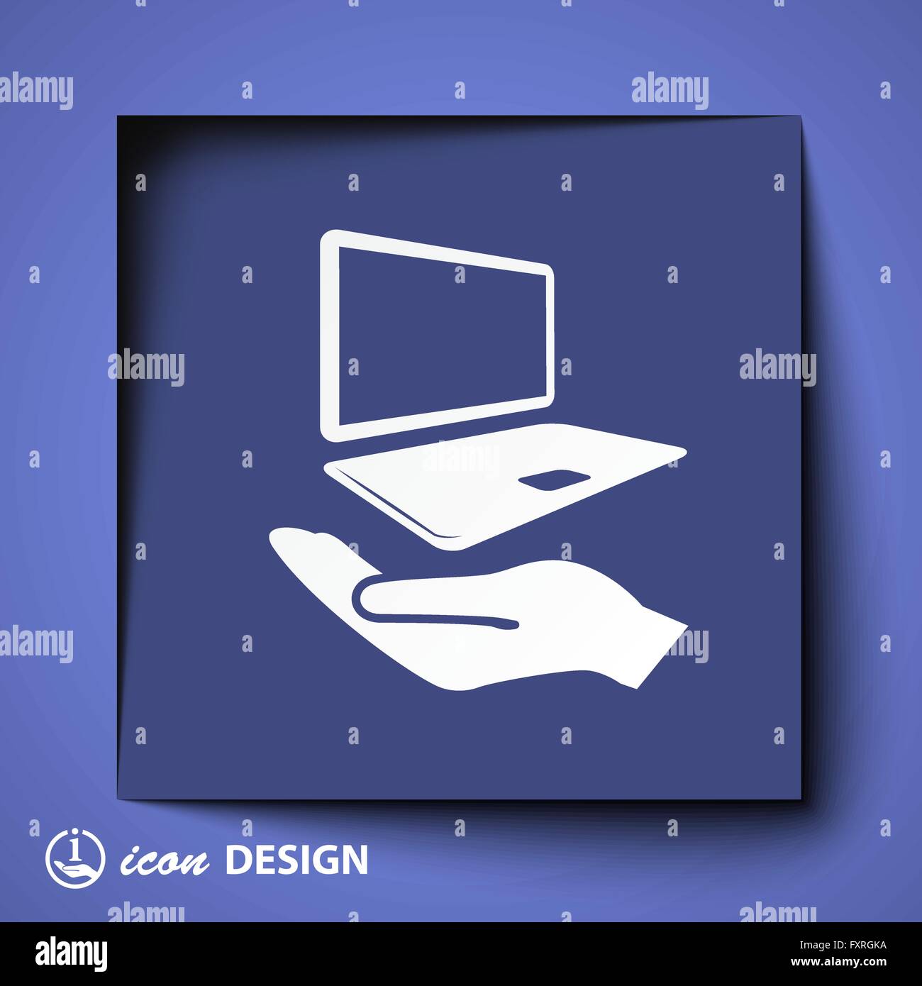 Pictograph of computer Stock Vector Image & Art - Alamy