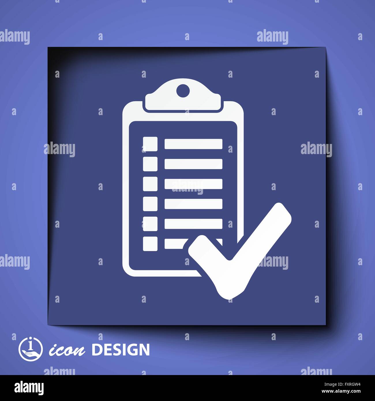 Pictograph of checklist Stock Vector Image & Art - Alamy