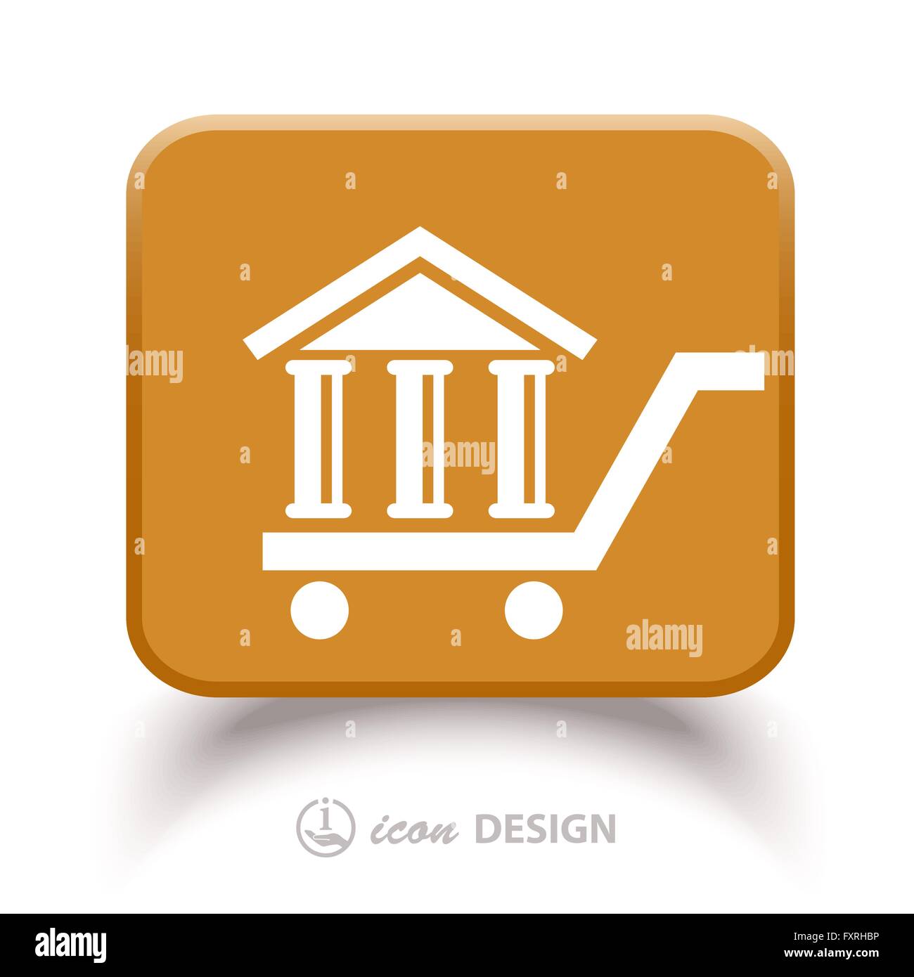 Pictograph of bank Stock Vector Image & Art - Alamy