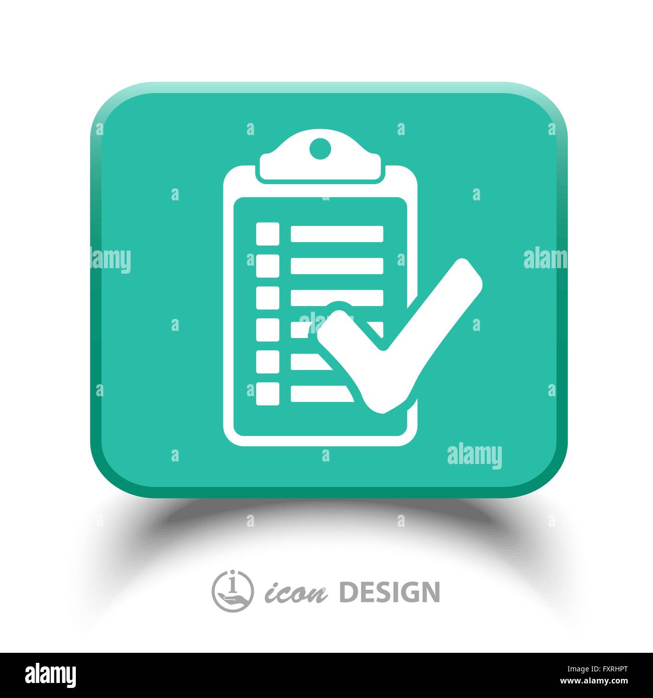 Pictograph of checklist Stock Vector Image & Art - Alamy