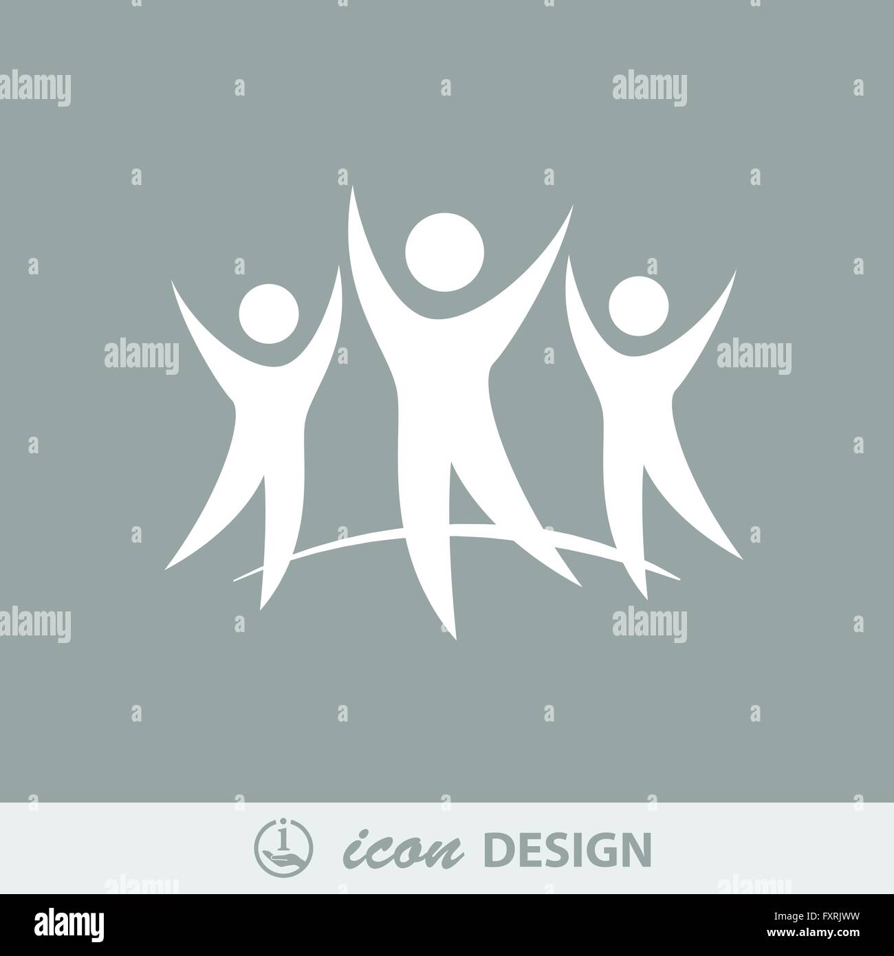 Pictograph of success team Stock Vector Image & Art - Alamy