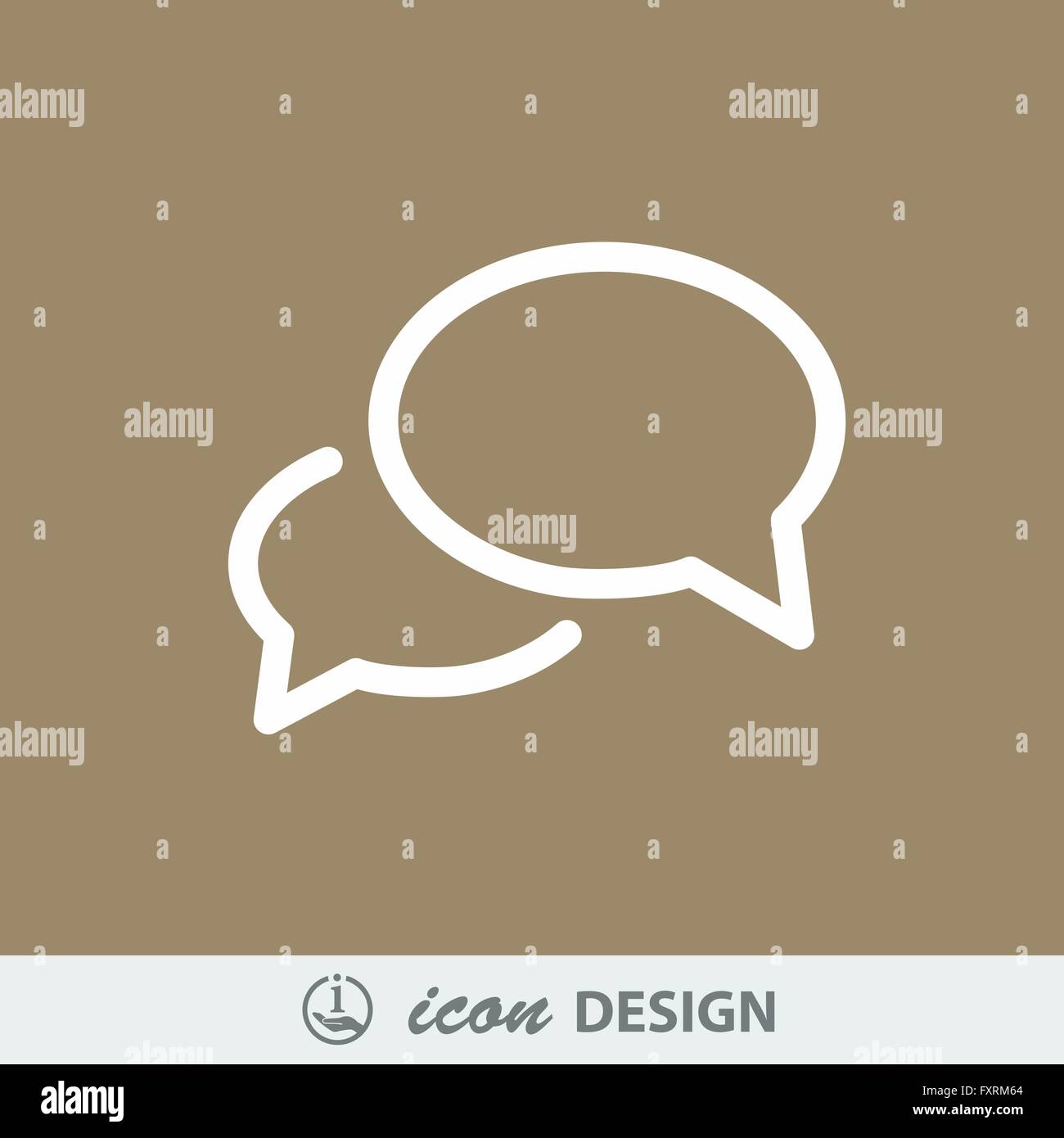 Pictograph of message or chat Stock Vector Image & Art - Alamy