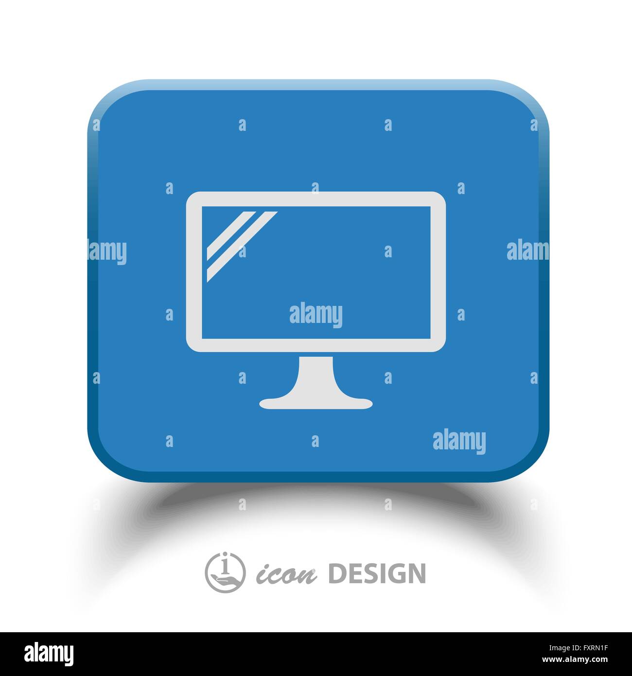Pictograph of computer Stock Vector Image & Art - Alamy