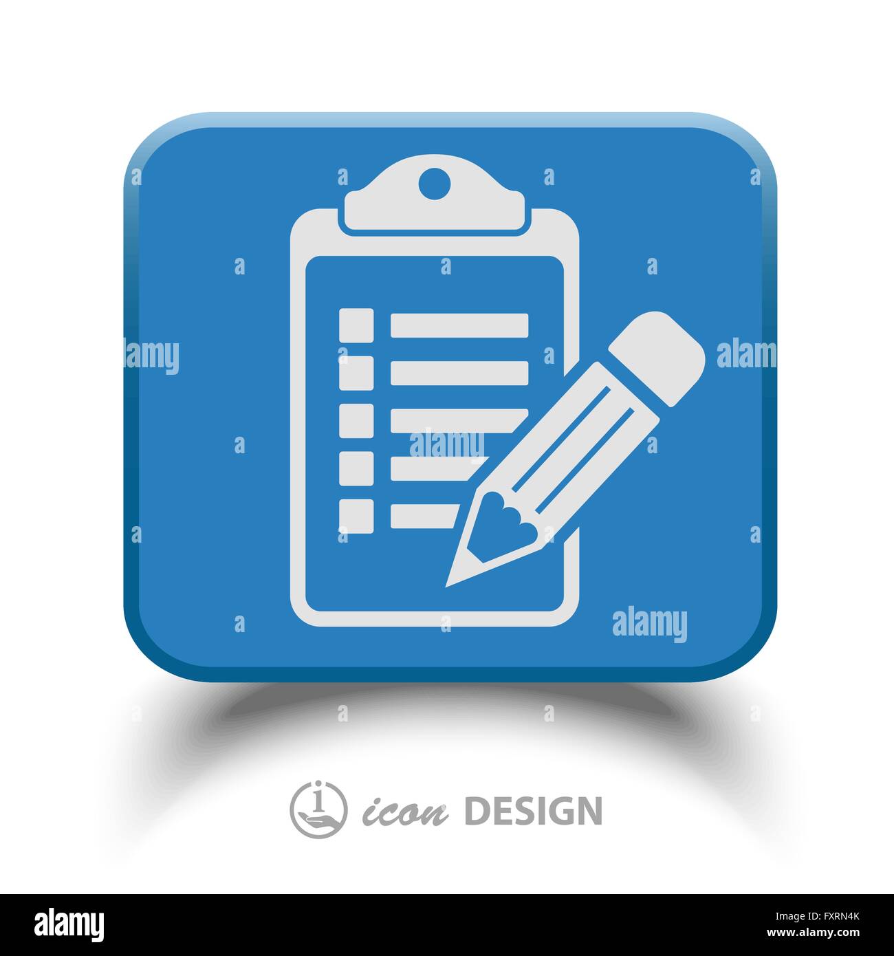 Pictograph of checklist Stock Vector Image & Art - Alamy