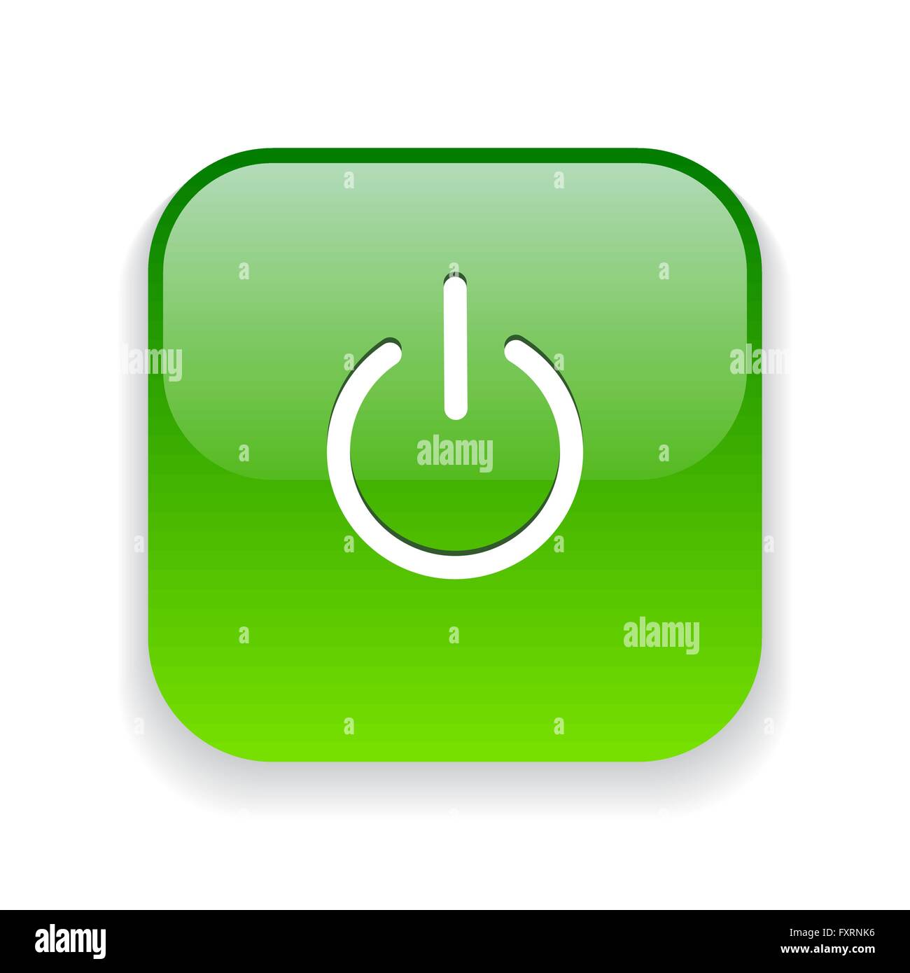 Icon of power. Vector concept illustration for design. Eps 10 Stock ...