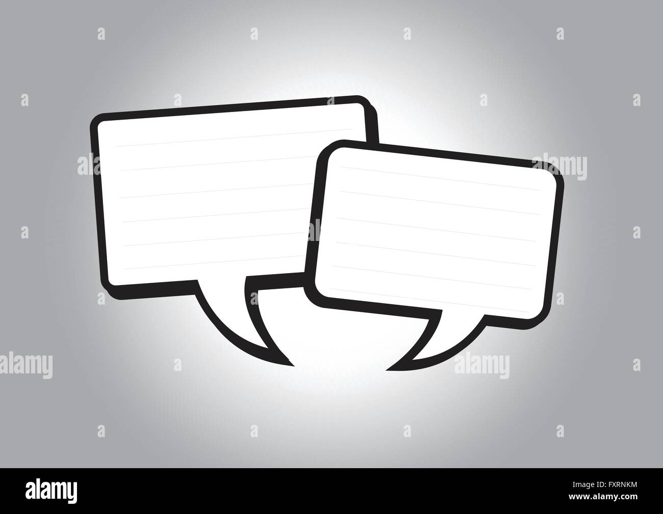 square speech bubbles Stock Vector Image & Art - Alamy