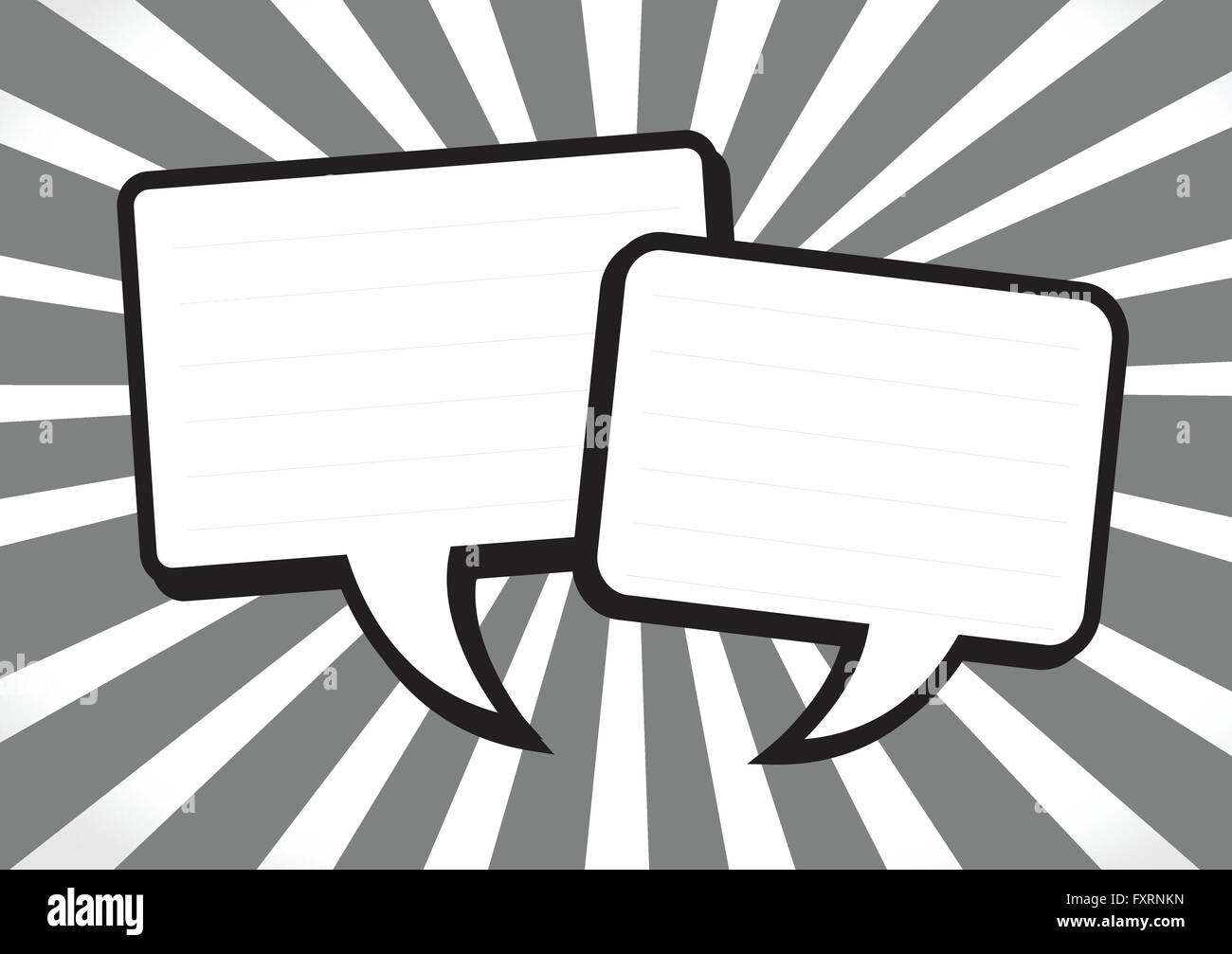 square speech bubbles Stock Vector Image & Art - Alamy