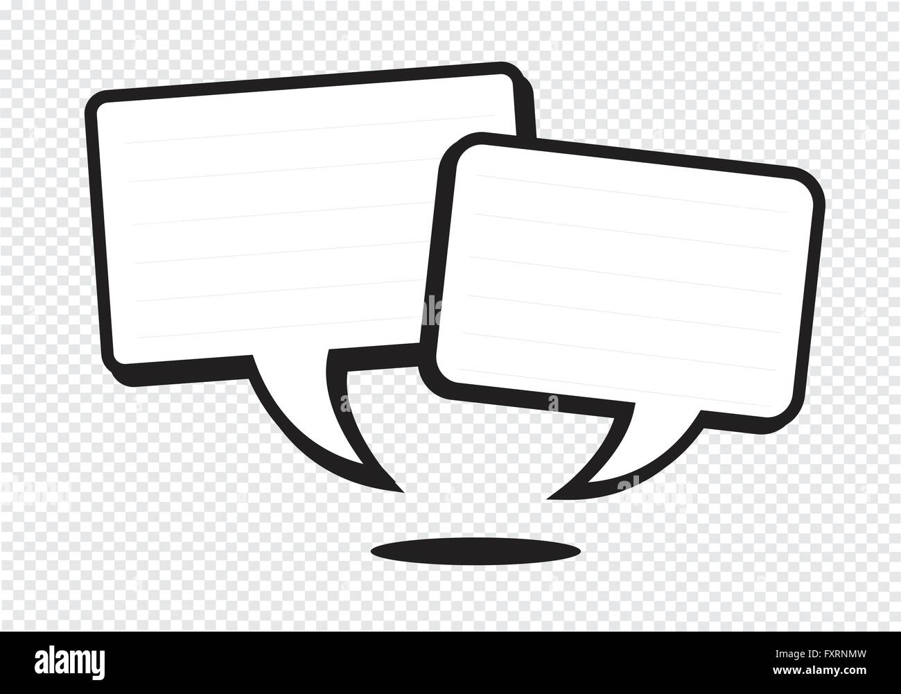 square speech bubbles Stock Vector Image & Art - Alamy