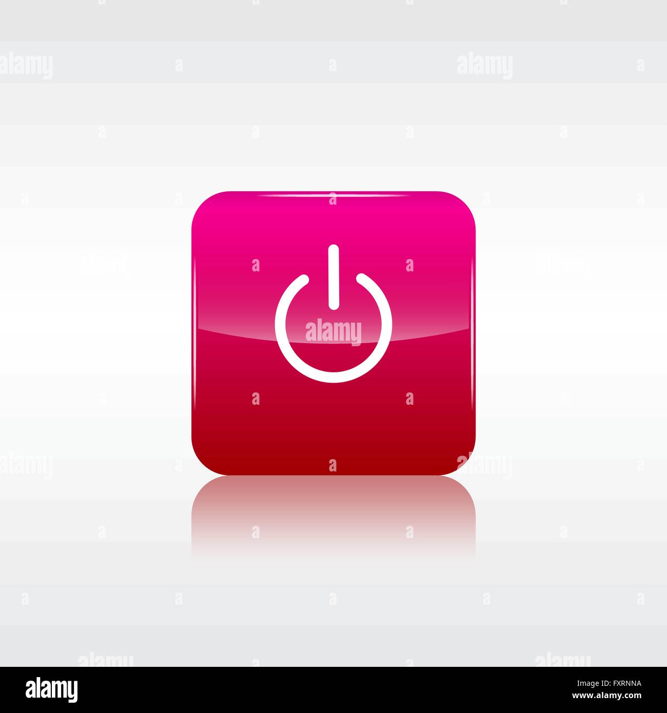 Icon of power. Vector concept illustration for design. Eps 10 Stock ...