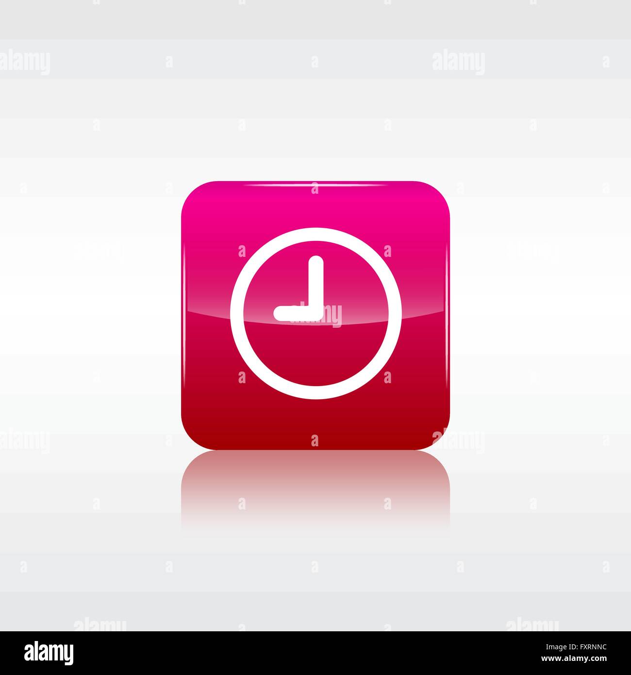 Icon of clock. Vector concept illustration for design. Eps 10 Stock ...