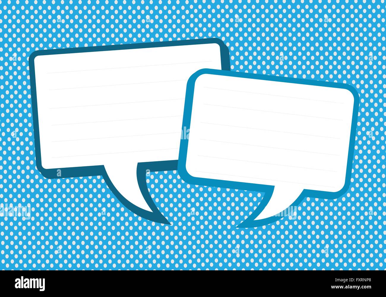 square speech bubbles Stock Vector Image & Art - Alamy