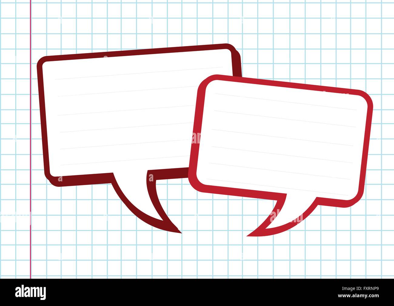 square speech bubbles Stock Vector Image & Art - Alamy