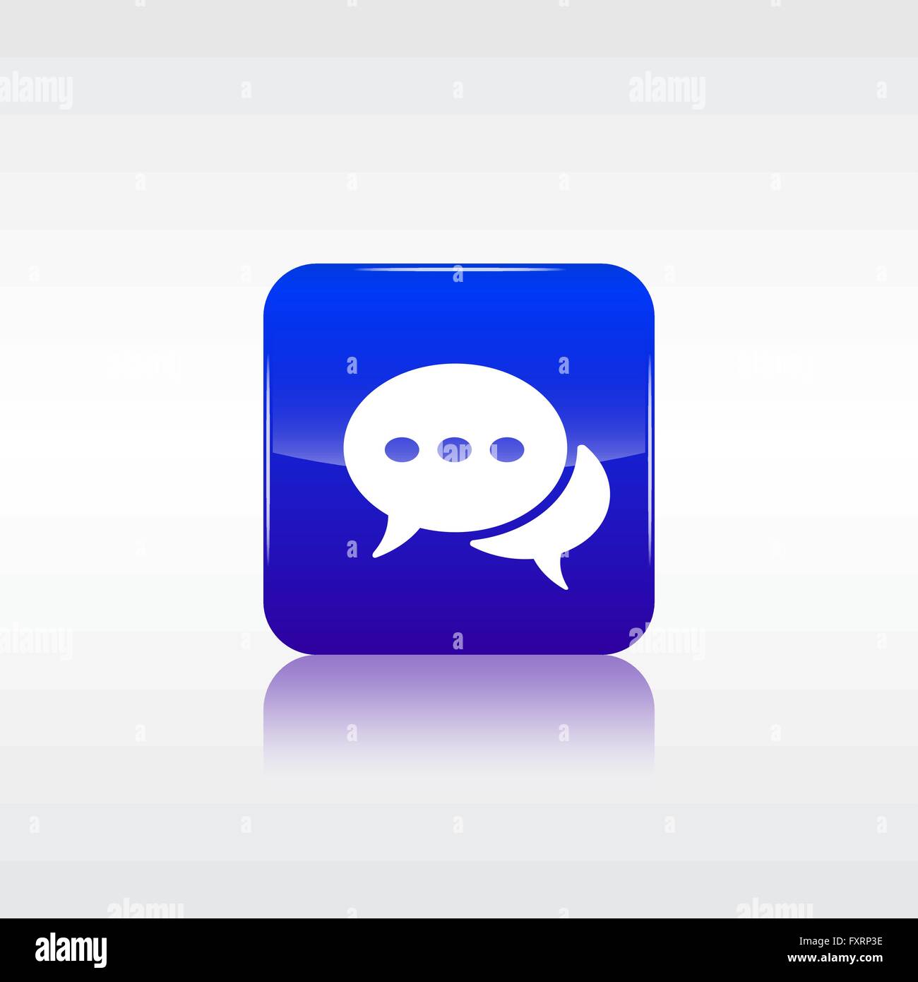 Pictograph of message or chat. Vector concept illustration for design ...