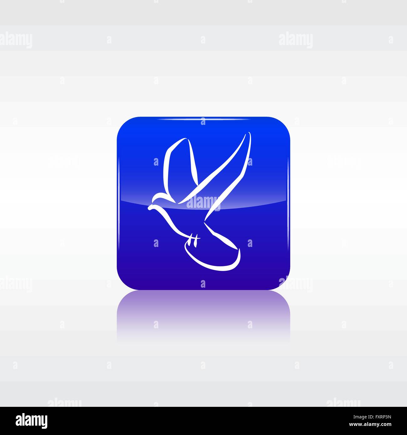 Pictograph of bird. Vector concept illustration for design. Eps 10 ...