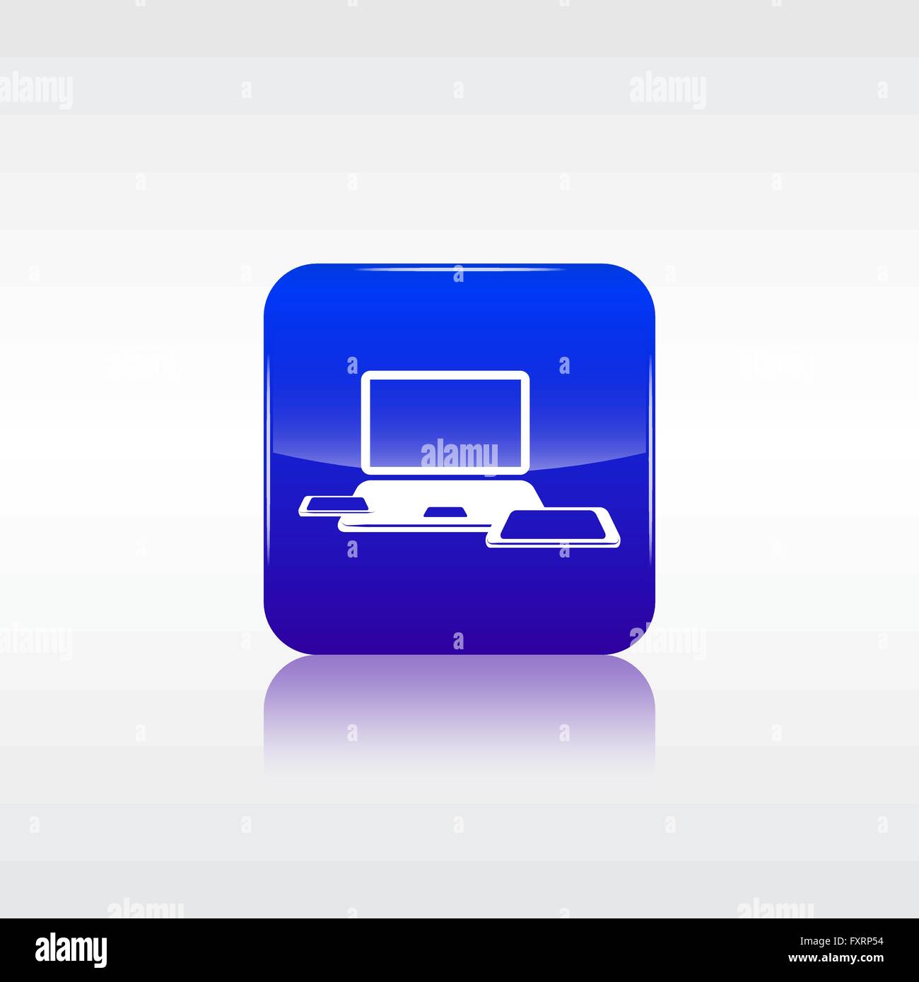 Pictograph of computer. Vector concept illustration for design. Eps 10 ...