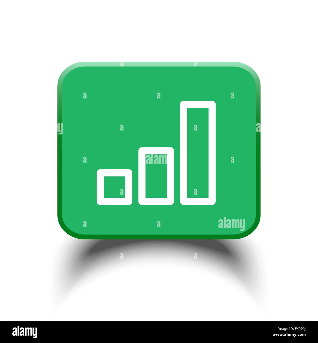 Pictograph of graph. Vector concept illustration for design. Eps 10 ...