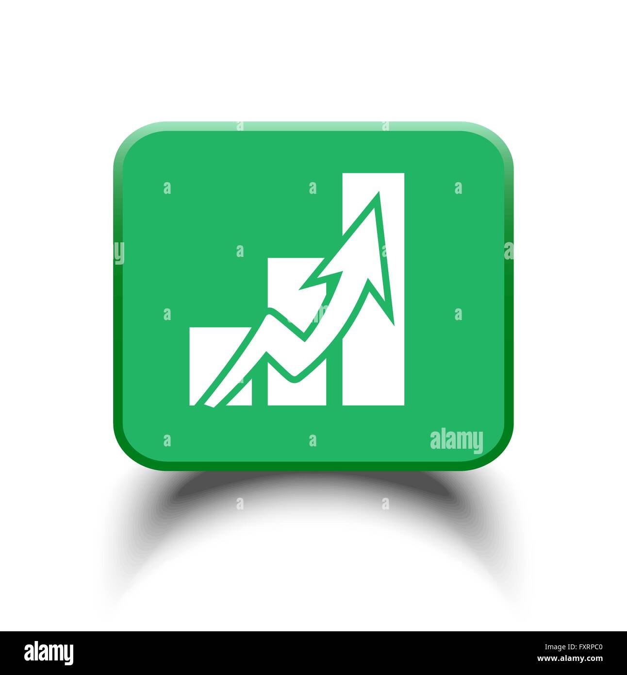 Pictograph of graph. Vector concept illustration for design. Eps 10 ...