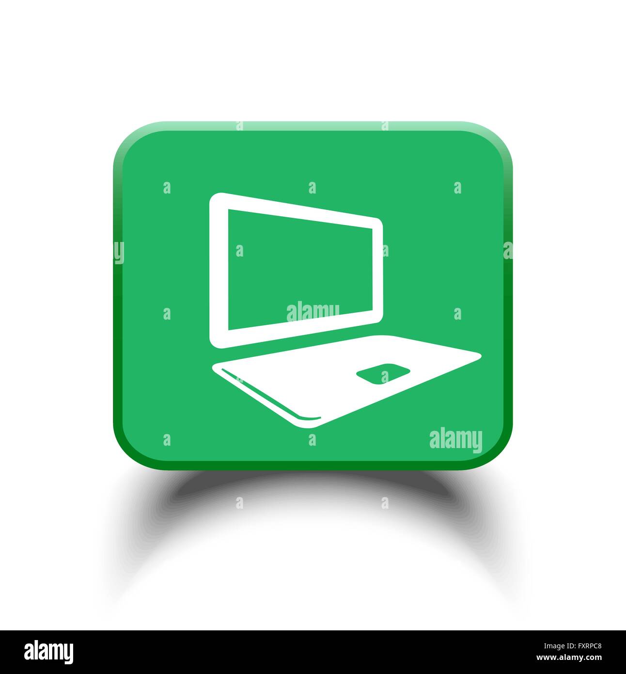Pictograph of computer. Vector concept illustration for design. Eps 10 ...