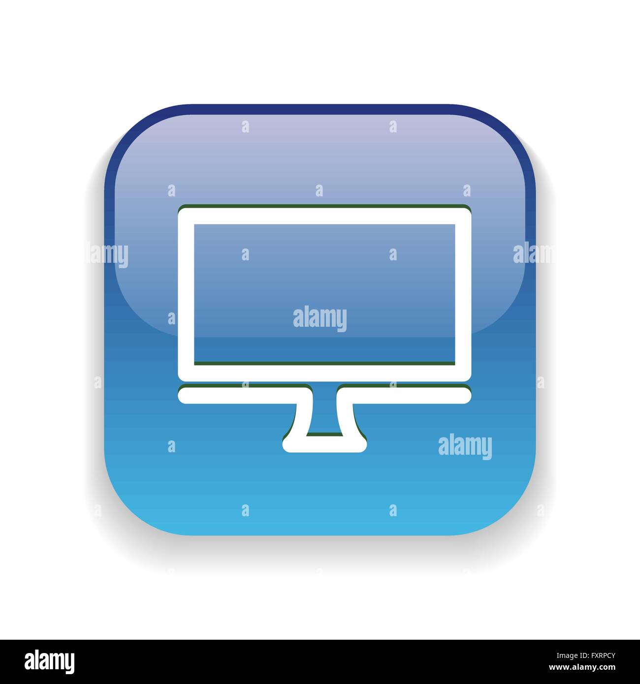 Pictograph of computer. Vector concept illustration for design. Eps 10 ...