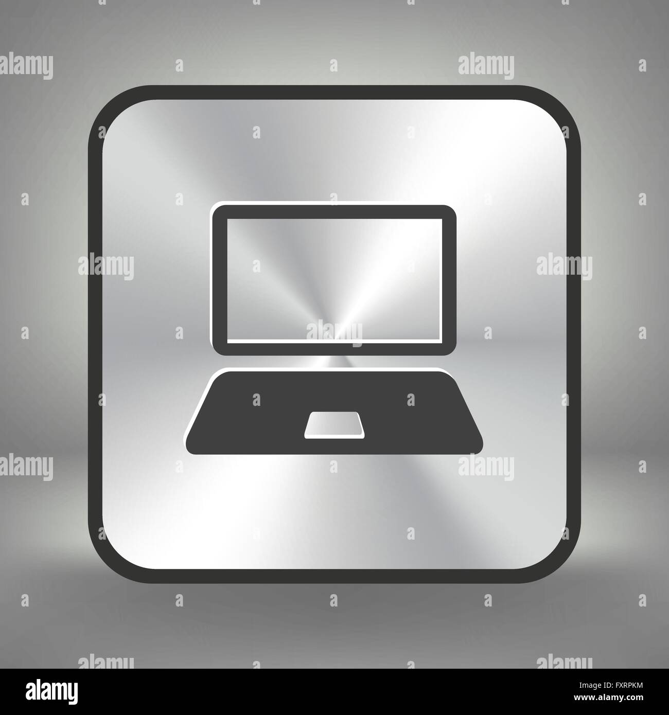 Pictograph of computer. Vector concept illustration for design. Eps 10 ...