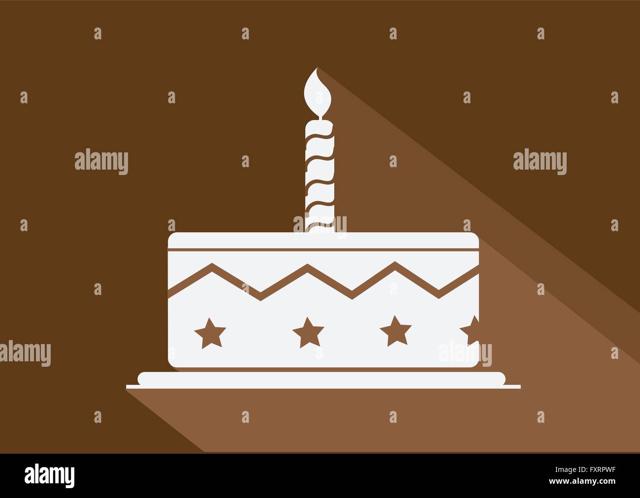 Birthday cake icon Stock Vector Image & Art - Alamy