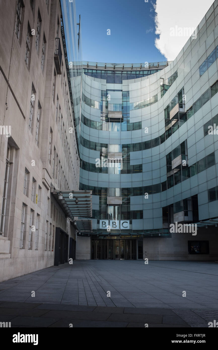 BBC Broadcasting House, Portland Place. London Stock Photo - Alamy